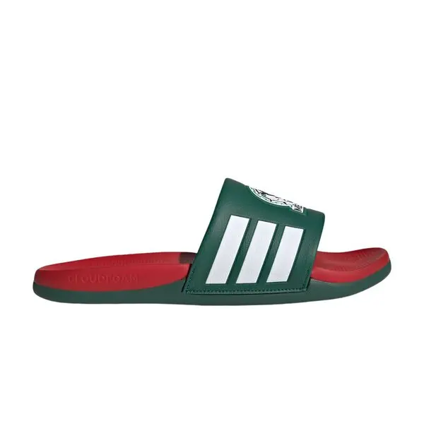 Adidas Adilette Comfort 2.0 'mexico' Slides - Green