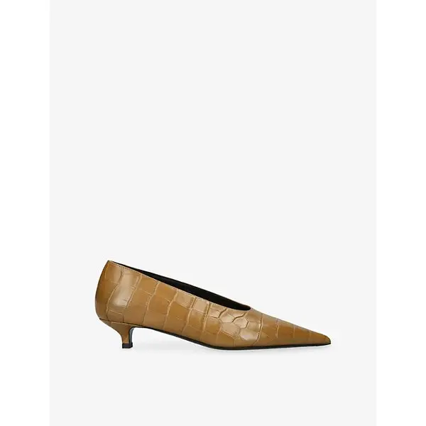 TOTEME Leather Kitten Pumps
