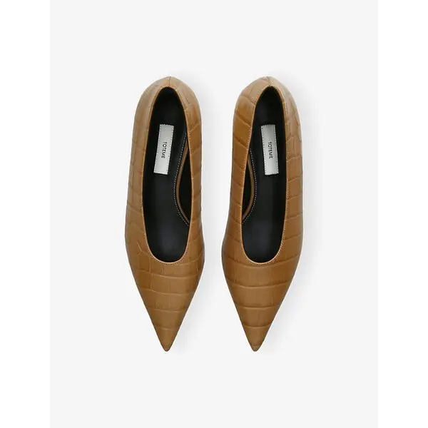 TOTEME Leather Kitten Pumps