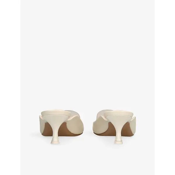 Chloé Junie Leather And Pvc Heeled Sandals