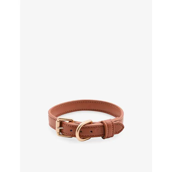 CAFIDE Vegan-leather Dog Collar - Beige