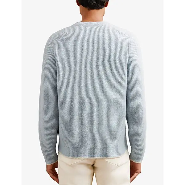 REISS Crammond Brushed-knit Jumper