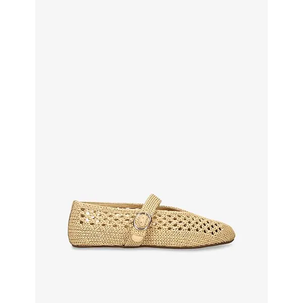 Steve Madden Alara Woven Ballet Flats - Beige