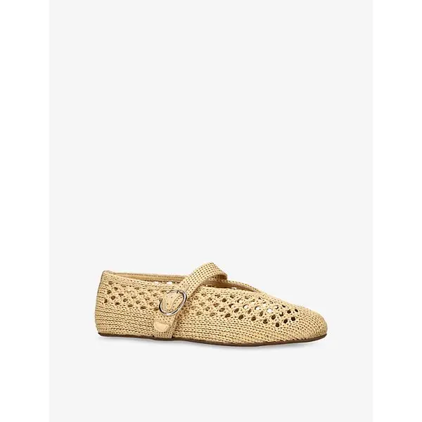 Steve Madden Alara Woven Ballet Flats - Beige