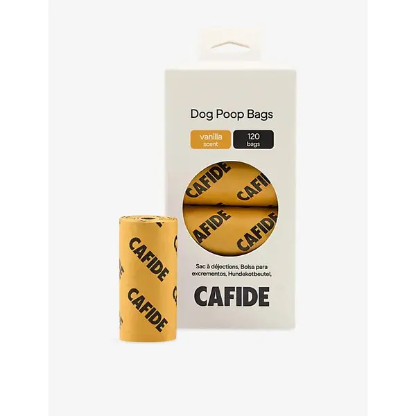 CAFIDE Vanilla-scented Dog Waste Bags Pack Of 120 - Yellow