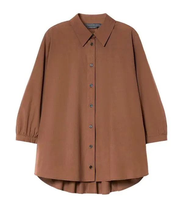 Marina Rinaldi Cotton Tunic Shirt