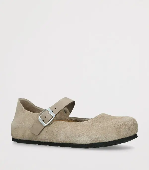 BIRKENSTOCK Suede Mantova Mary Jane Sandals - Brown