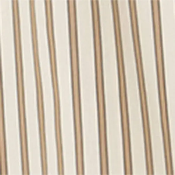 Max Mara Cotton-silk Stripe Drawstring Trousers - Beige