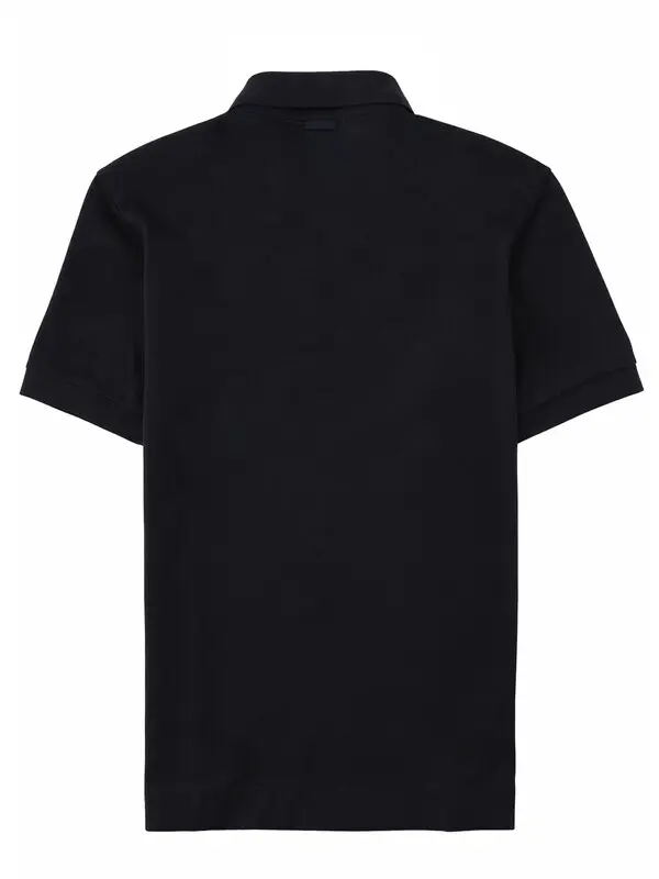 Zegna Polo In Cotone E Seta