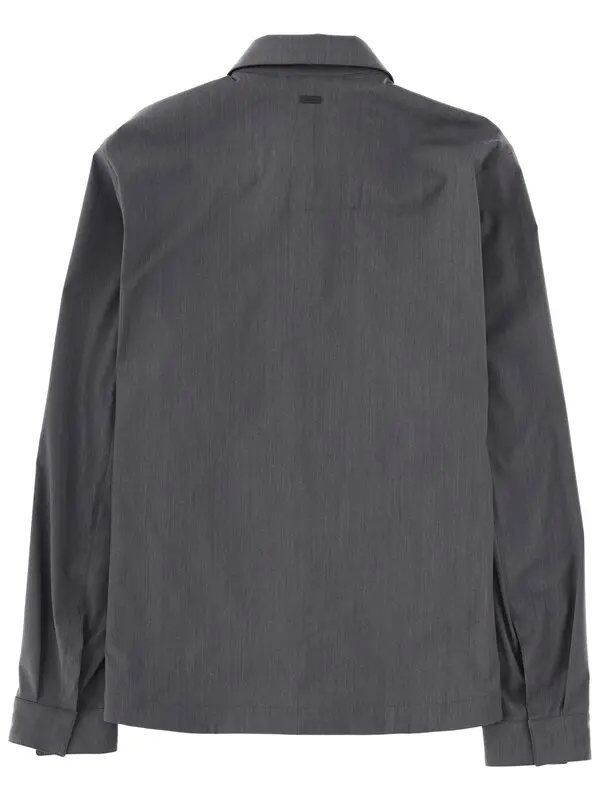 Herno Overshirt In Misto Lana - Grey