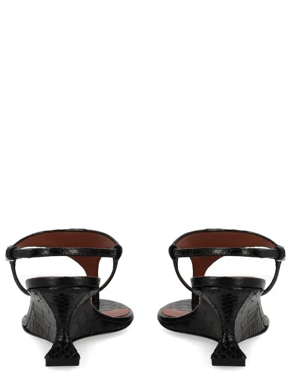 Paris Texas Sandalo Nina High Heel Sandals - Black