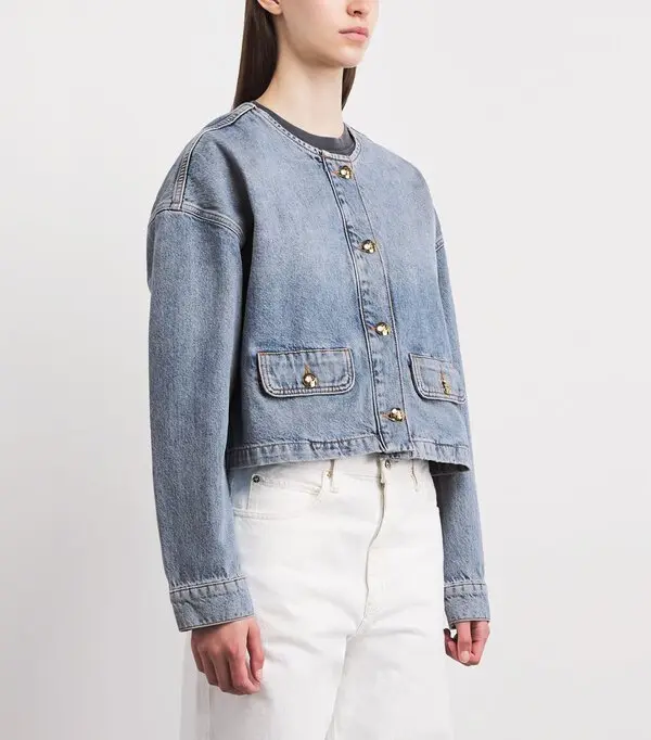 ANINE BING Blanche Denim Jacket - Blue