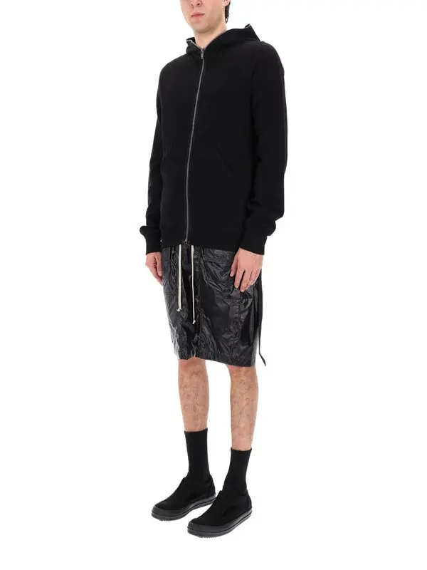 Rick Owens Felpa Gimp Hoodie - Black