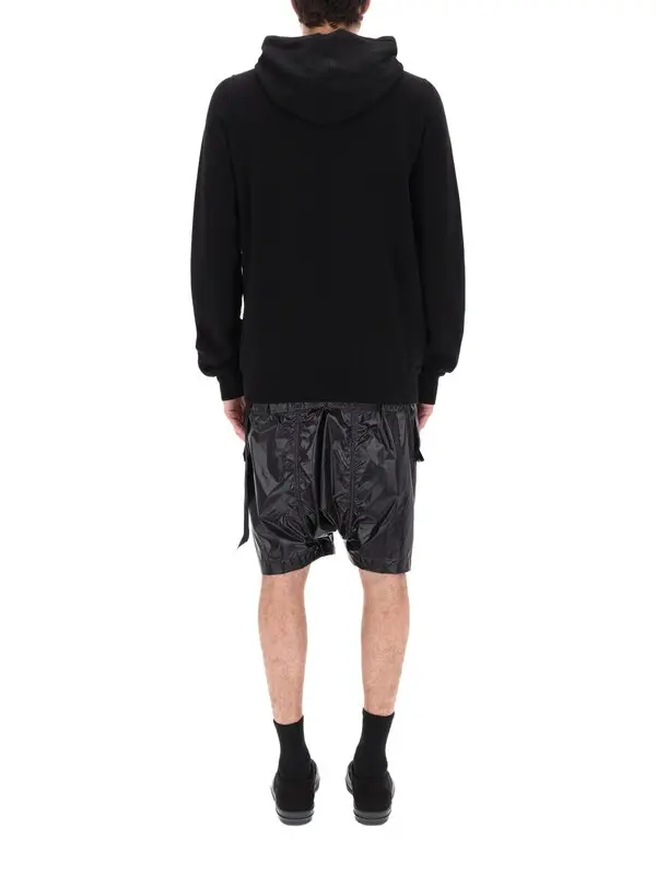 Rick Owens Felpa Gimp Hoodie - Black