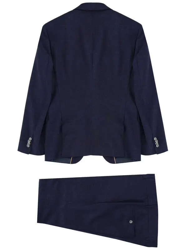 BOSS Two-piece Suit With Pattern - Blue