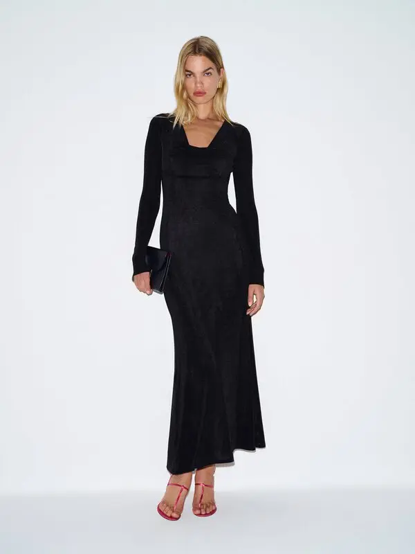 REFORMATION Wynn Knit Maxi Dress