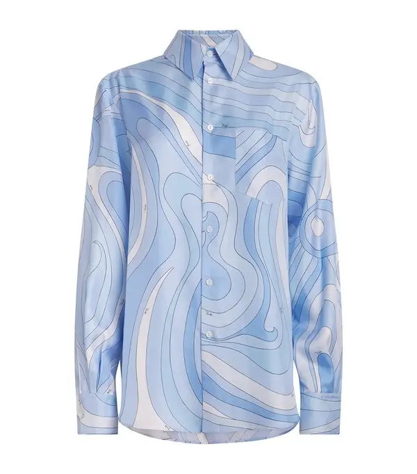 Emilio Pucci Silk Oversized Shirt