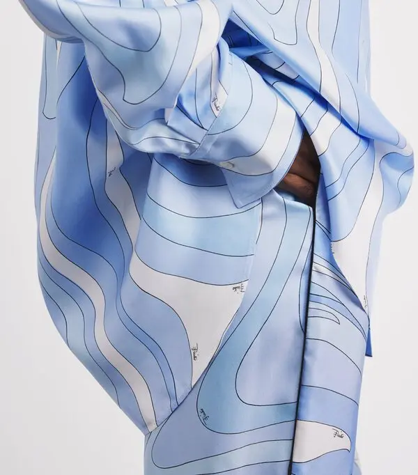 Emilio Pucci Silk Oversized Shirt