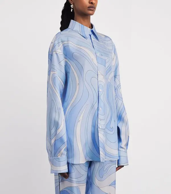 Emilio Pucci Silk Oversized Shirt