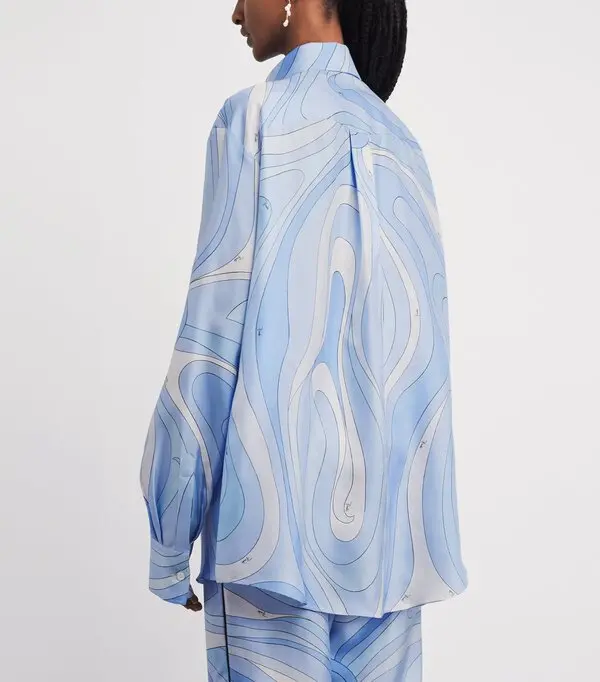 Emilio Pucci Silk Oversized Shirt