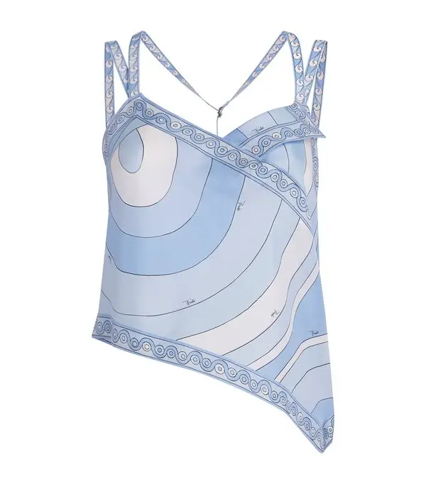 Emilio Pucci Silk Iride Top