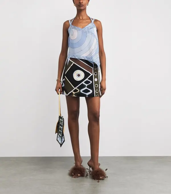 Emilio Pucci Silk Iride Top