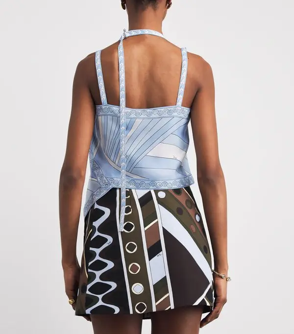 Emilio Pucci Silk Iride Top