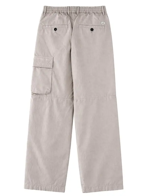 C.P. COMPANY Cargo Pant With Logo Patch - Beige