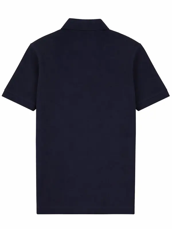 Dolce & Gabbana Polo Con Patch Logo - Blue