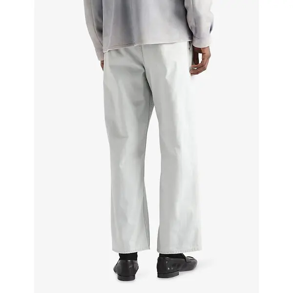 Prada Regular Bleached Denim Jeans - Light Blue