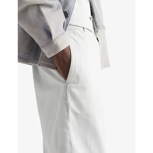 Prada Regular Bleached Denim Jeans - Light Blue