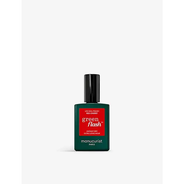 MANUCURIST Green Flash Nail Polish 15ml - Red Cherry