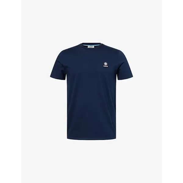 SANDBANKS Sb Mercerised Badge Tshirt - Navy