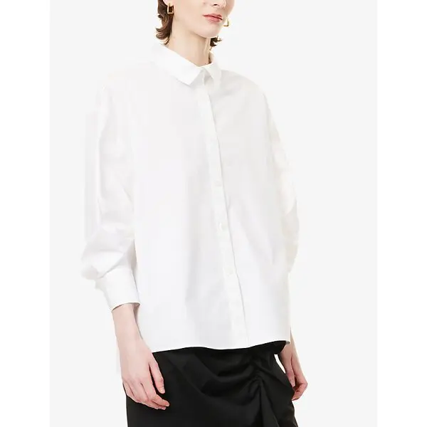 Carolina Herrera Clara Oversized Cotton Shirt
