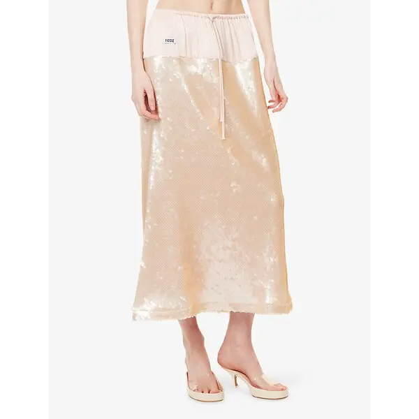 ROSIE ANTWERP Britt Sequinned Maxi Skirt