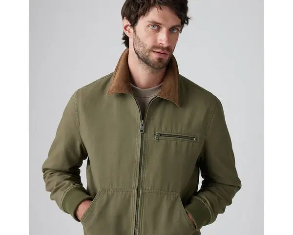 LEVI'S Western Bomber Jacket - Olive