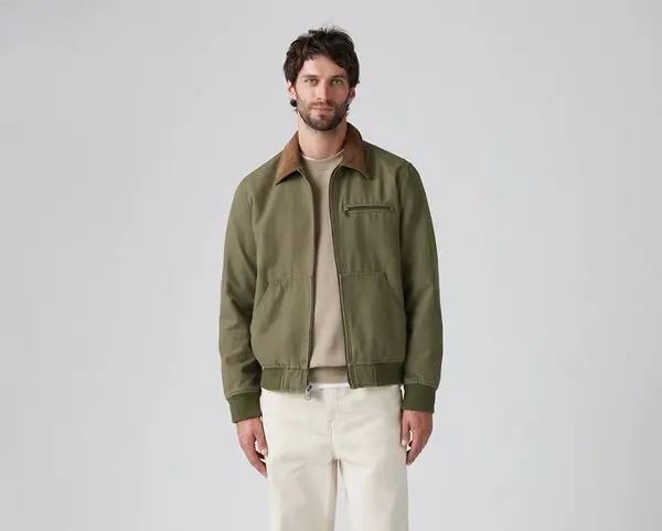 LEVI'S Western Bomber Jacket - Olive