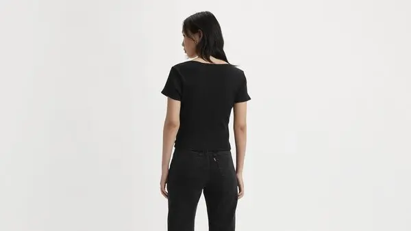 LEVI'S Britt Snap-front Top