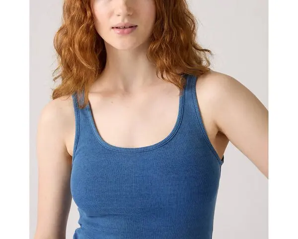 LEVI'S Essential Rib Tank Top - Indigo