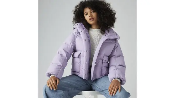 LEVI'S Western Short Bubble Puffer Jacket - Heirloom Lilac