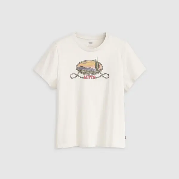 LEVI'S Perfect Logo T-shirt - Cactus Scene
