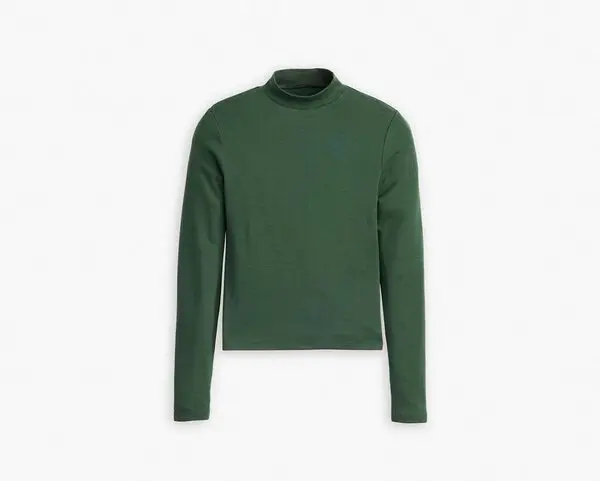 LEVI'S Effortless Long Sleeve T-shirt - Python Green