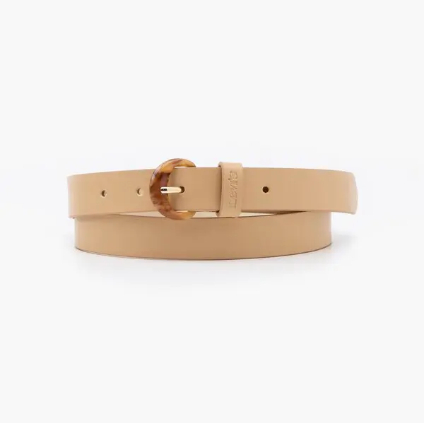 LEVI'S Shell Leather Belt - Tan