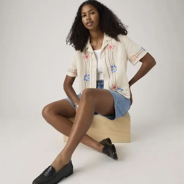 LEVI'S Sonny Linen Blend Camp Shirt