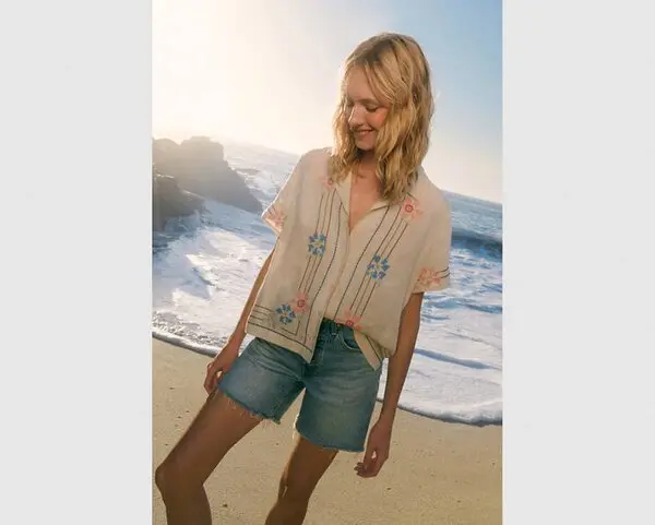 LEVI'S Sonny Linen Blend Camp Shirt