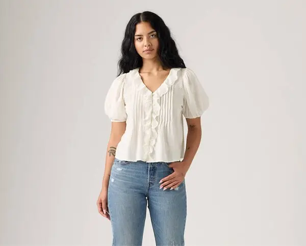 LEVI'S Giselle Ruffle Blouse