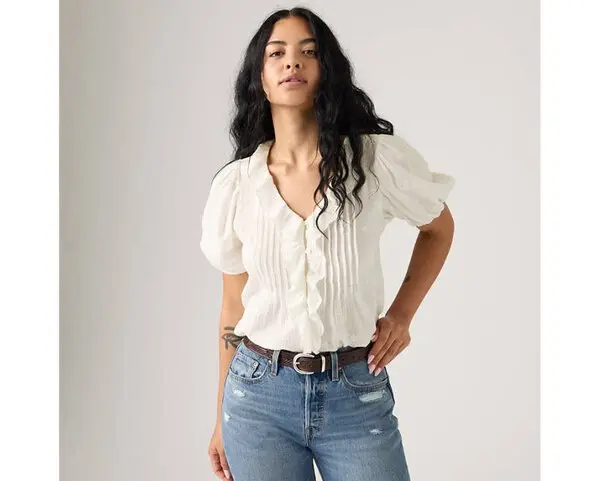 LEVI'S Giselle Ruffle Blouse