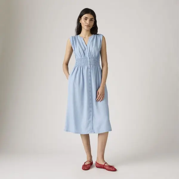 LEVI'S Bettina Midi Shirt Dress