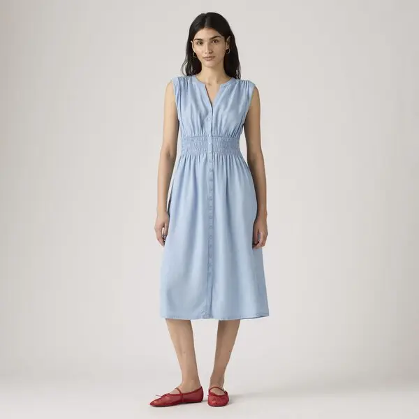 LEVI'S Bettina Midi Shirt Dress