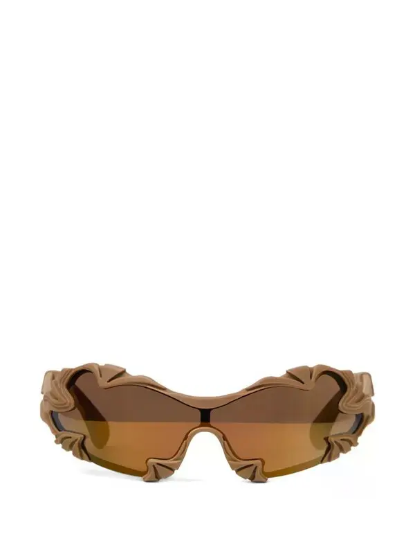 Camper Leaf-detail Tormenta Sunglasses - Neutrals